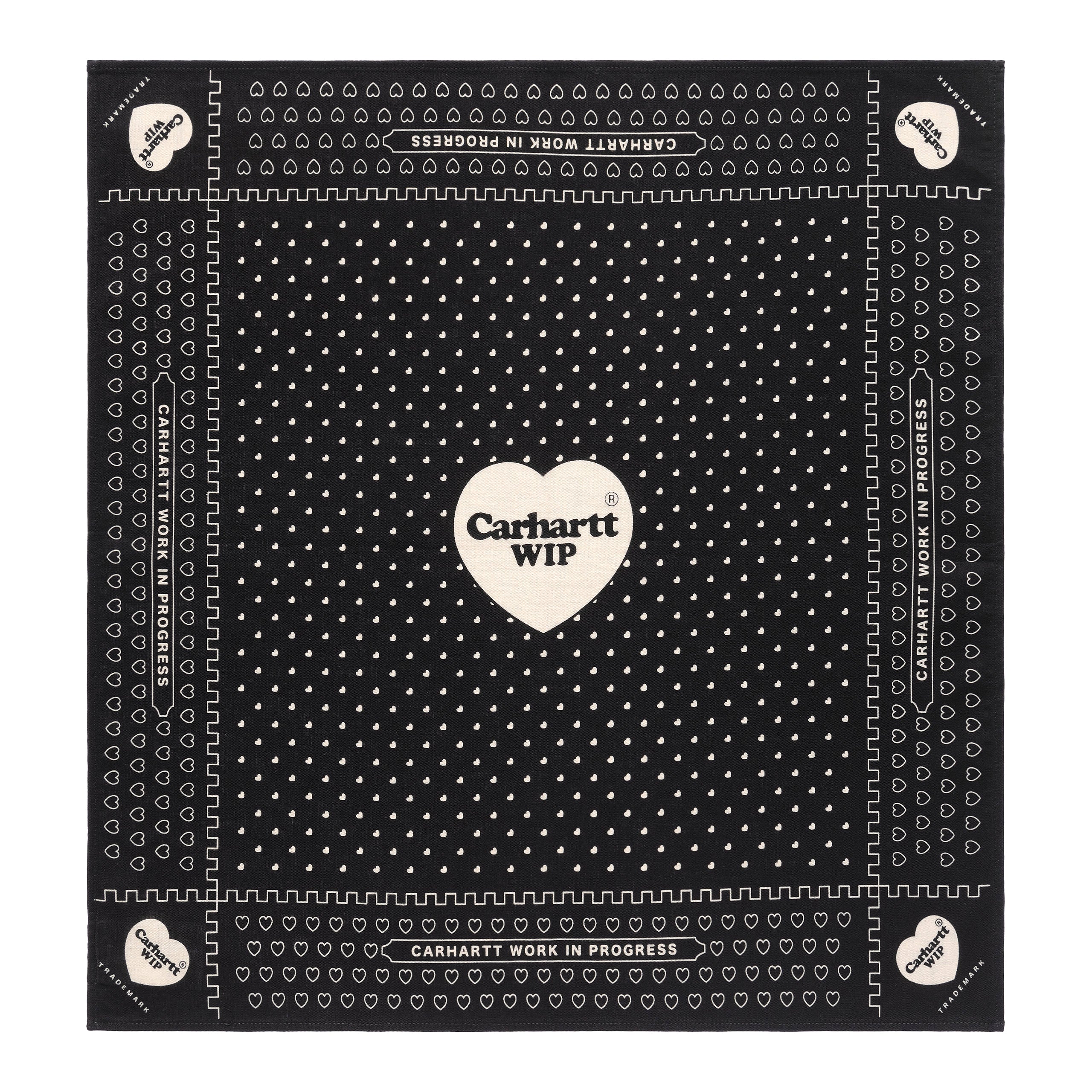 Heart Bandana // Heart Bandana Print/Black – Stoemp